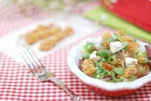 Ensalada de pollo y ricota