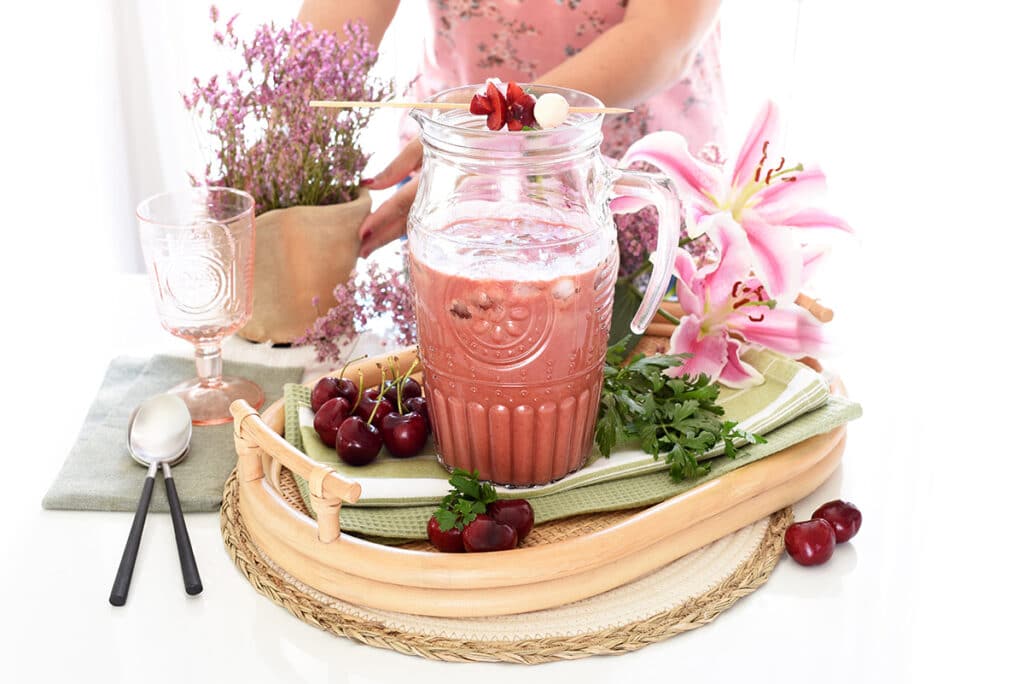 Gazpacho de picotas o cerezas | Velocidad Cuchara